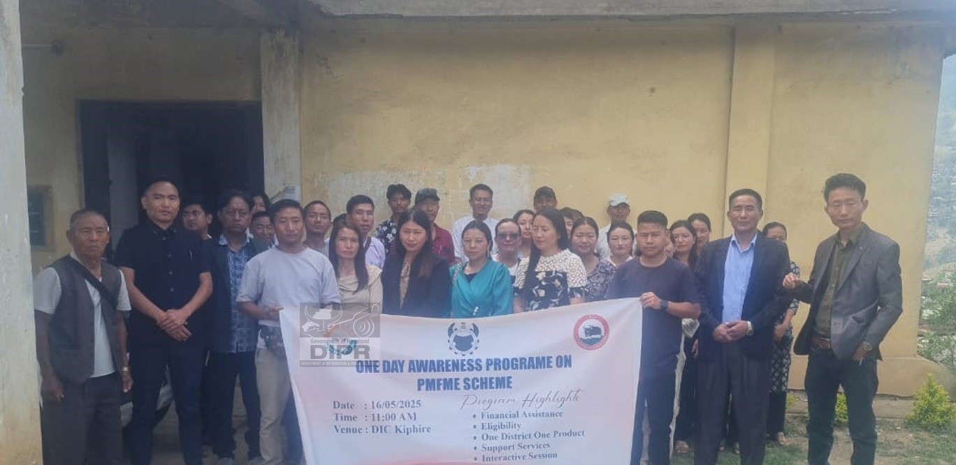 AWARENESS PROGRAMME ON STARTUP NAGALAND AND PMFME SCHEME HELD AT KIPHIRE | DIPR Nagaland ...
